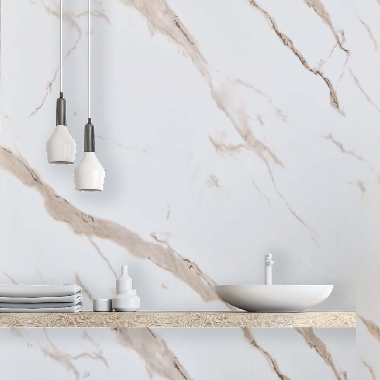 10mm Marble Shower Panels | Easy Panels