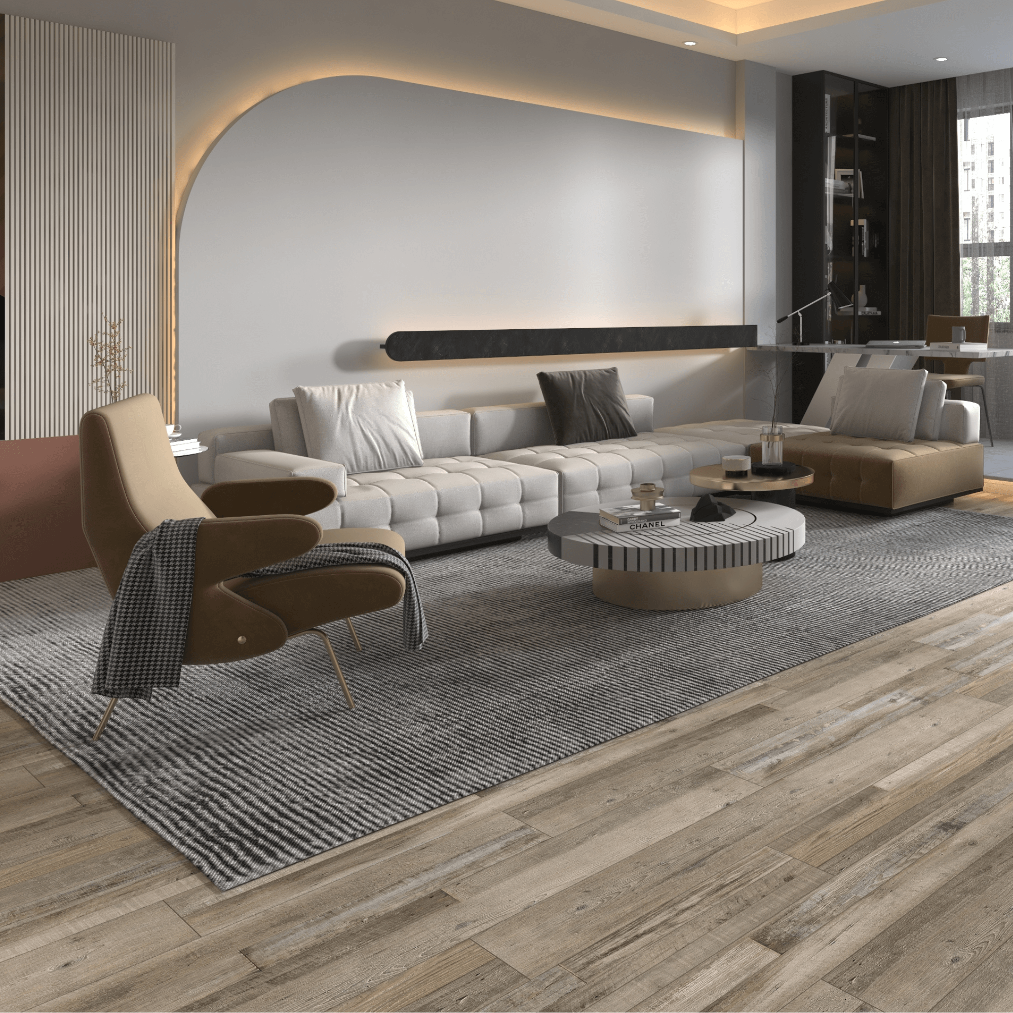 Luxury Vinyl Tile (LVT) Flooring for Bathrooms | Easy Panels