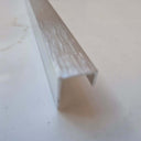 10mm Brushed Silver Aluminium End Cap | Easy Panels