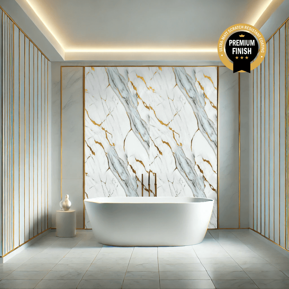 10mm Deluxe Grey Ultra Matt Shower Panel | Easy Panels