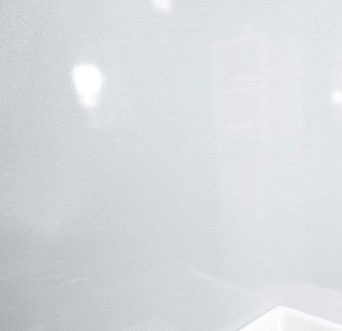 10mm White Shimmer Gloss Shower Panel 1M x 2.4M | Easy Panels