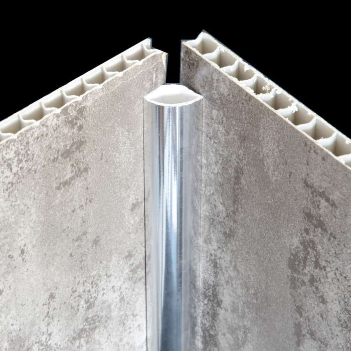 18mm Chrome Internal Corner Quadrant Trim | Easy Panels