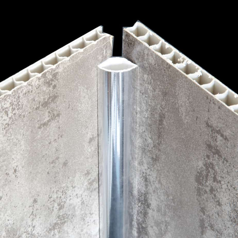 18mm Chrome Internal Corner Quadrant Trim | Easy Panels