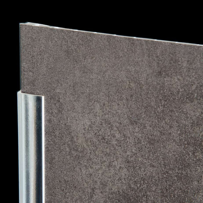 8mm Chrome End Cap Trim | Easy Panels