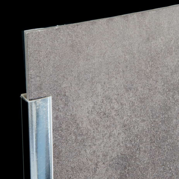 8mm Chrome End Cap Trim | Easy Panels