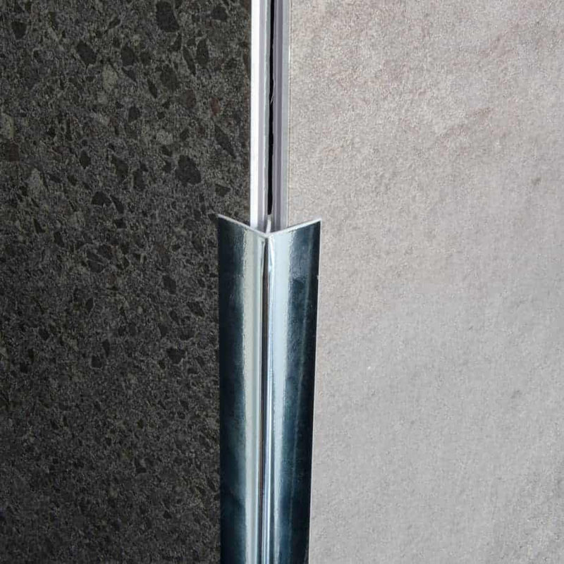 8mm Chrome External Corner Trim | Easy Panels