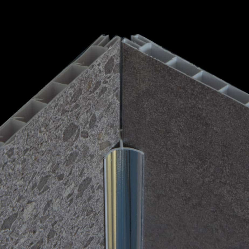 8mm Chrome Internal Corner Trim | Easy Panels