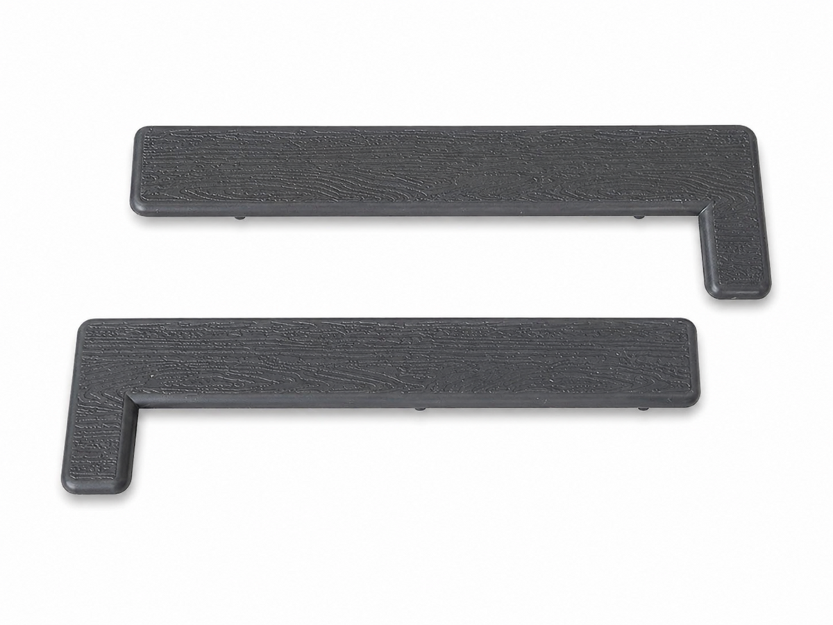 Charcoal Composite Decking Step End Caps (Pack of 5 pairs) | Easy Panels