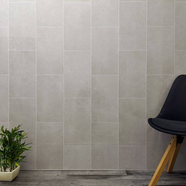 8mm Klasic Grey Tile Effect Bathroom Panel | EASY PANELS