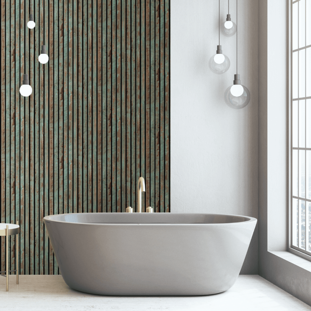 Ocean Blue AquaGuard Slat Wall Panel (Pack of 2) | Easy Panels