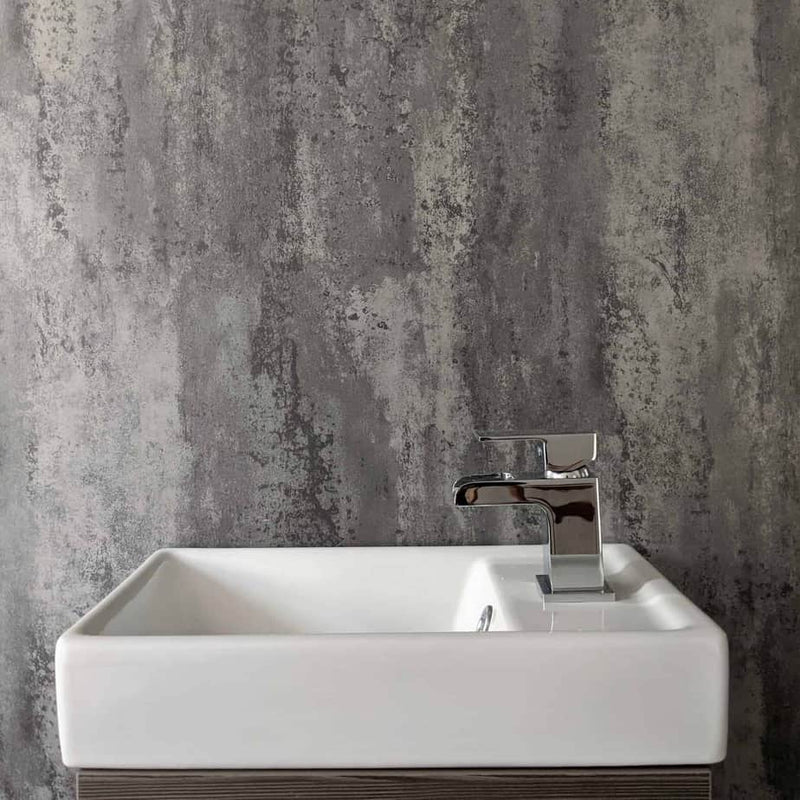 10mm Polished Concrete Matt Shower Panel 1M x 2.4M | Easy Panels