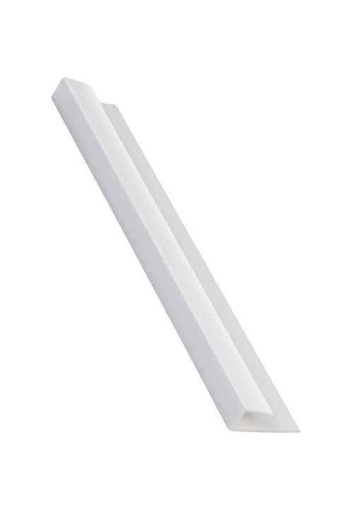 8mm White End Cap Trim | Easy Panels