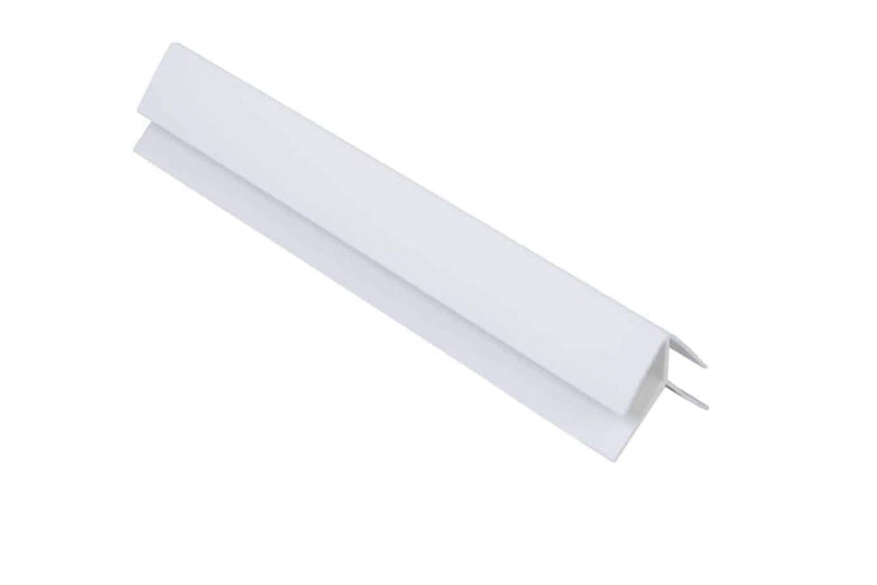 8mm White External Corner Trim | Easy Panels