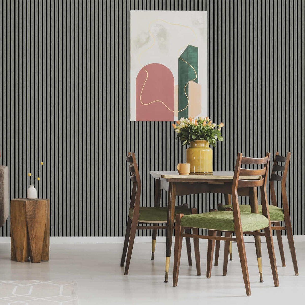 Grey Oak Acoustic Wall Panel | Easy Panels