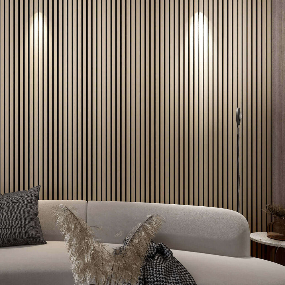 White Ash Acoustic Wall Panel | Easy Panels