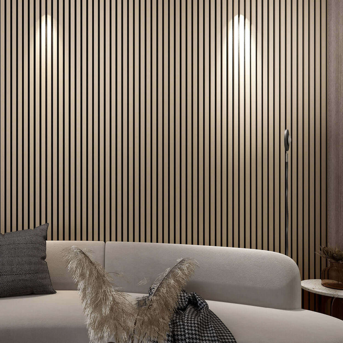 White Ash Acoustic Wall Panel | Easy Panels