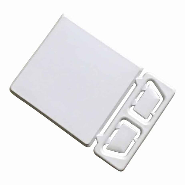 White EasySeal™ End Caps (One Pair - RH/LH) | Easy Panels