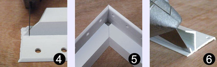 White EasySeal™ Shower Tray & Bath Trim (2.4M) | Easy Panels