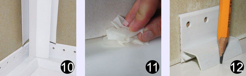 White EasySeal™ Shower Tray & Bath Trim (2.4M) | Easy Panels