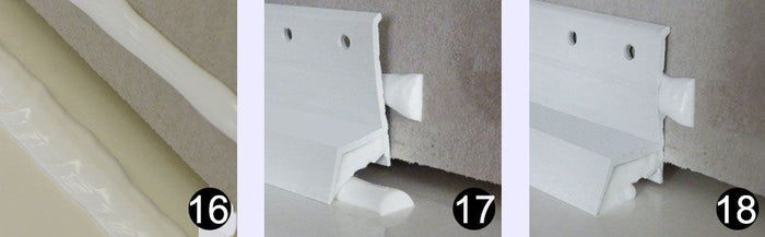 White EasySeal™ Shower Tray & Bath Trim (2.4M) | Easy Panels