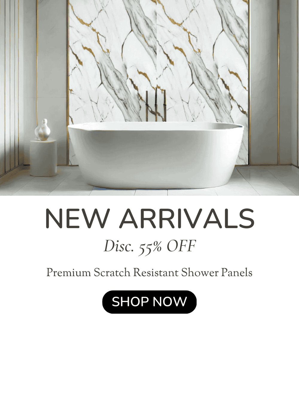 PVC Wall Panels for Bathrooms & More by Easy Panels