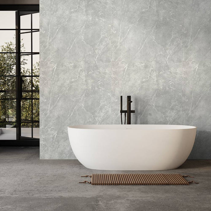 10mm Stone Grey Matt Shower Panel 1M x 2.4M | Easy Panels